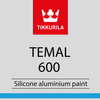 Temal 600 - farba na wysokie temperatury Aluminiowy - 9 L - Centrokolor